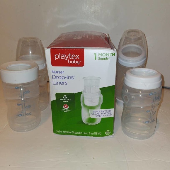 Playtex | Other | Playtex Baby Nurser Drop In Liners 5 4oz W Nurser ...